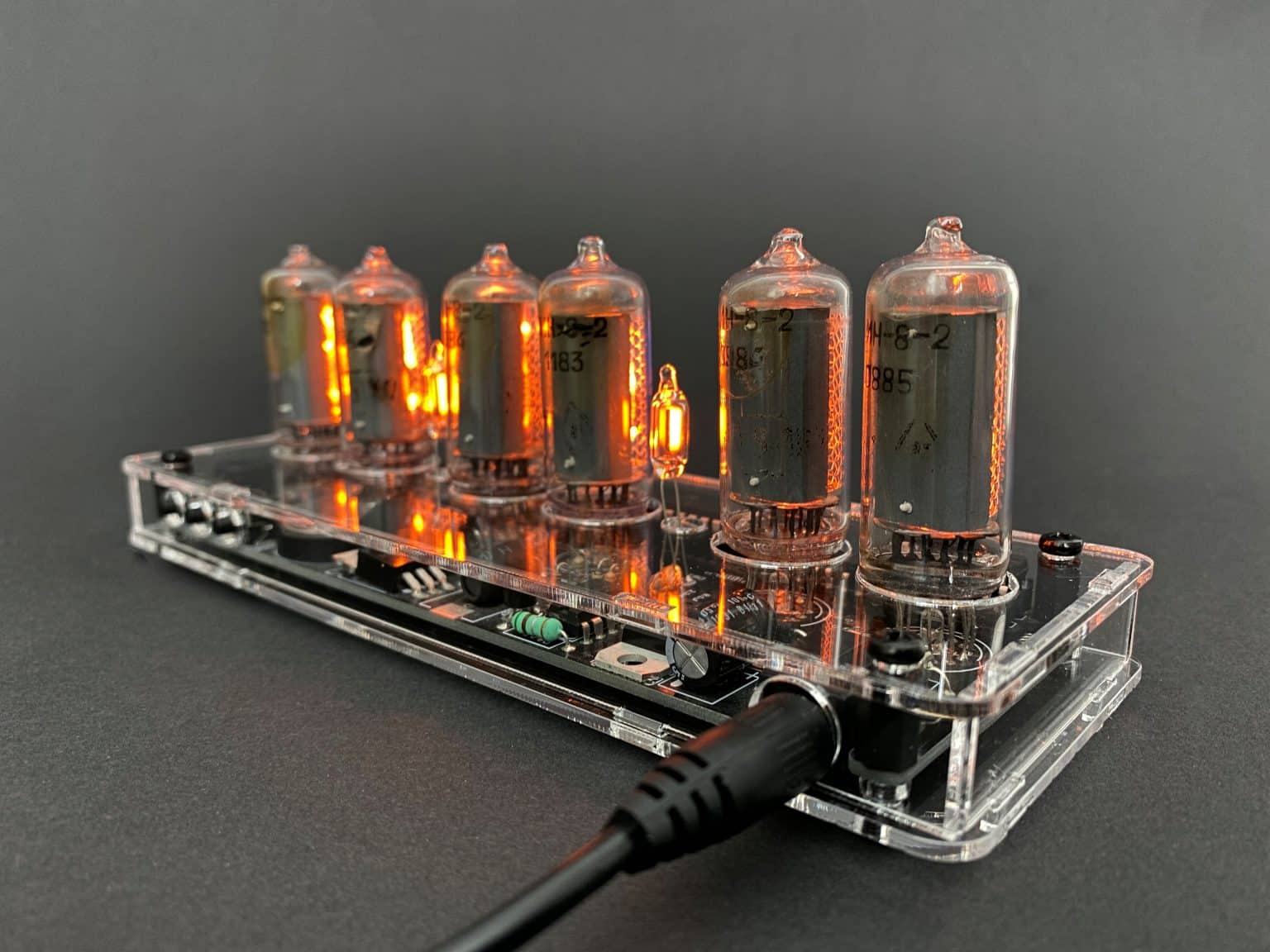 IN-8-2 Nixie Tube Clock KIT - NixieDIY IN-8-2 Nixie Tube Clock KIT