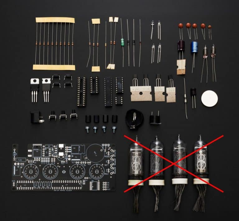IN-8 Nixie Tube Clock KIT (4 Tube) - NixieDIY